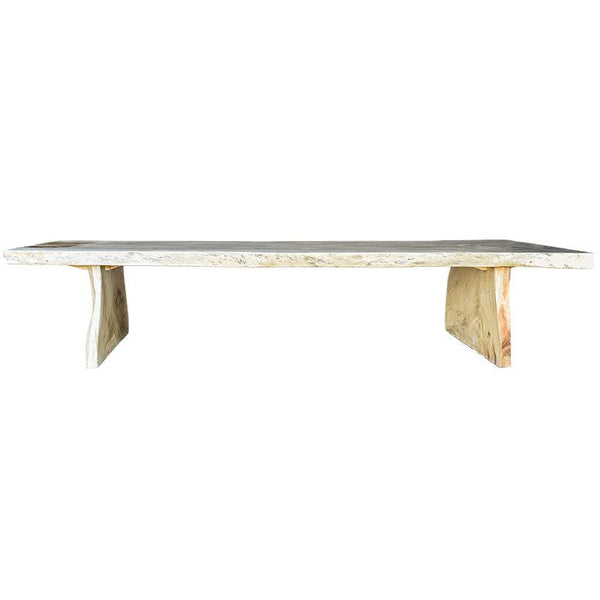DINING TABLE SUAR WOOD BLEACHED 400X130X80 CM – Chora Barefoot Luxury ...